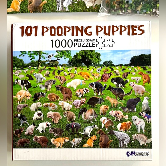 Games | Jigsaw Puzzle11 Pooping Puppies1000 Piecesall Pieces Are ...